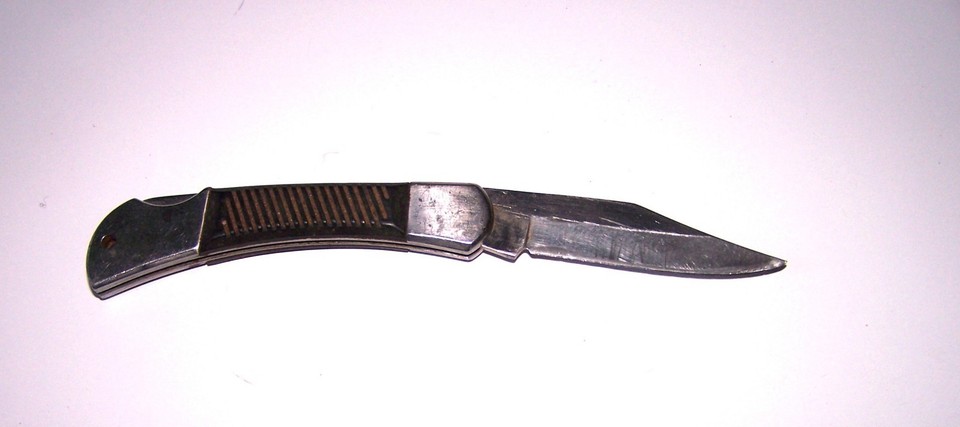 Lot Of 4 Used Vintage Single Blade Folding Pocket Knives And 1 Straight ...