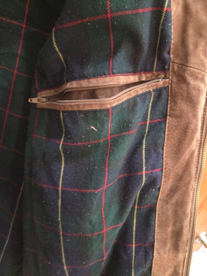 Men’s Vtg ORVIS Sporting Traditions LEATHER Jacket Coat sz X-Large RN ...