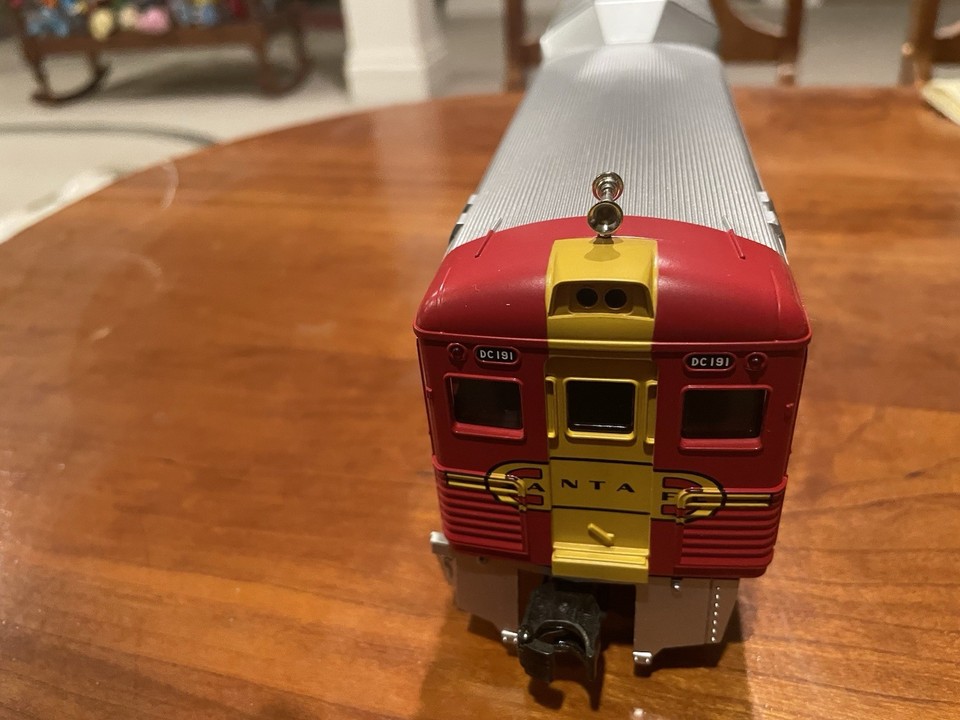 Rail king O Scale 30-2145-1 Santa Fe RDC Budd Car Set - Non-Running | eBay