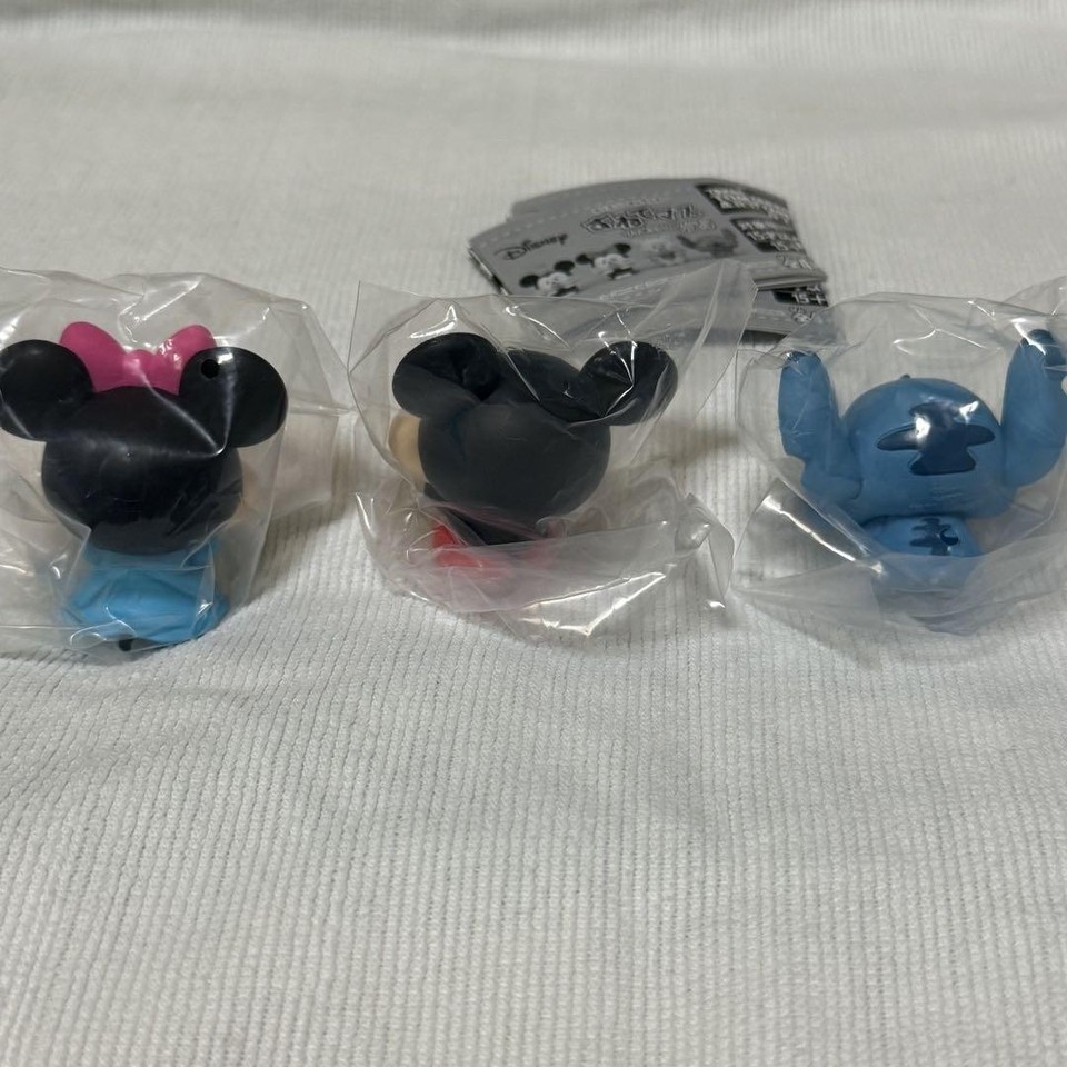 Gacha Capsule Toy Figure Pouting Mickey Minnie Disney Stitch Set | eBay ...