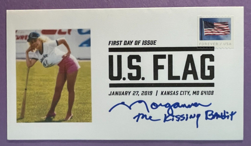 SIGNED MORGANNA THE KISSING BANDIT FDC AUTOGRAPHED FIRST DAY COVER | eBay