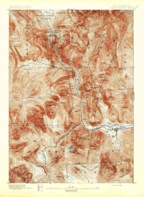 Reproductions - 1895 Topo Map