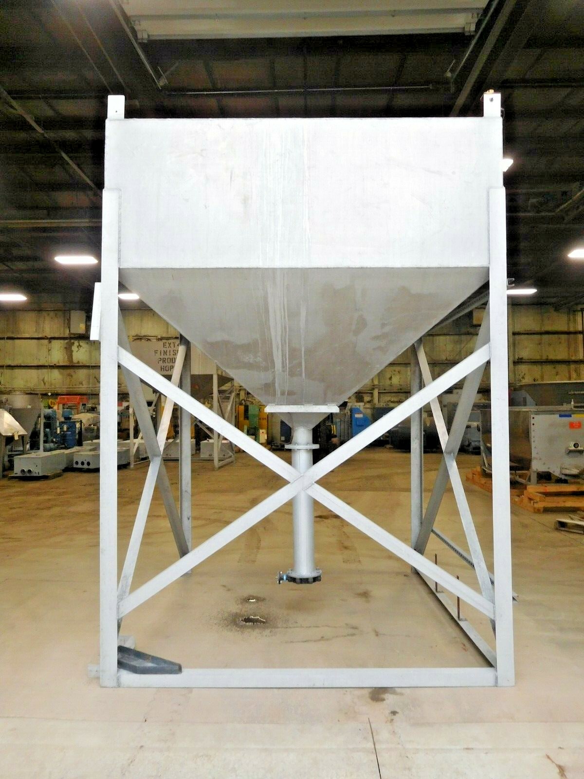 CE-1014, ALUMINUM 8' x 8' FILLING HOPPER FOR GAYLORD MATERIAL | eBay