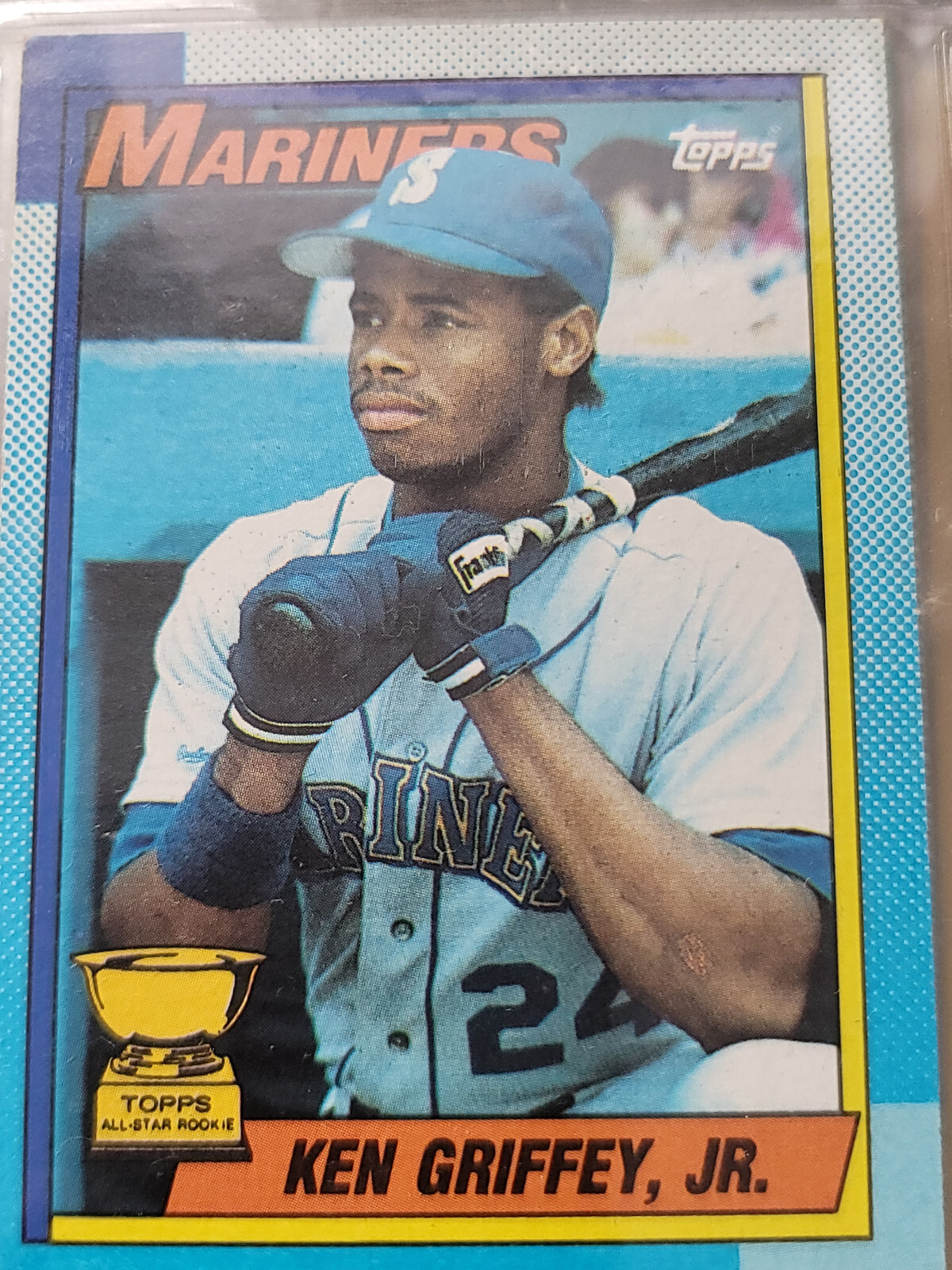 Topps 1990 Ken Griffey Jr. Seattle Mariners #336 Baseball Card Error ...