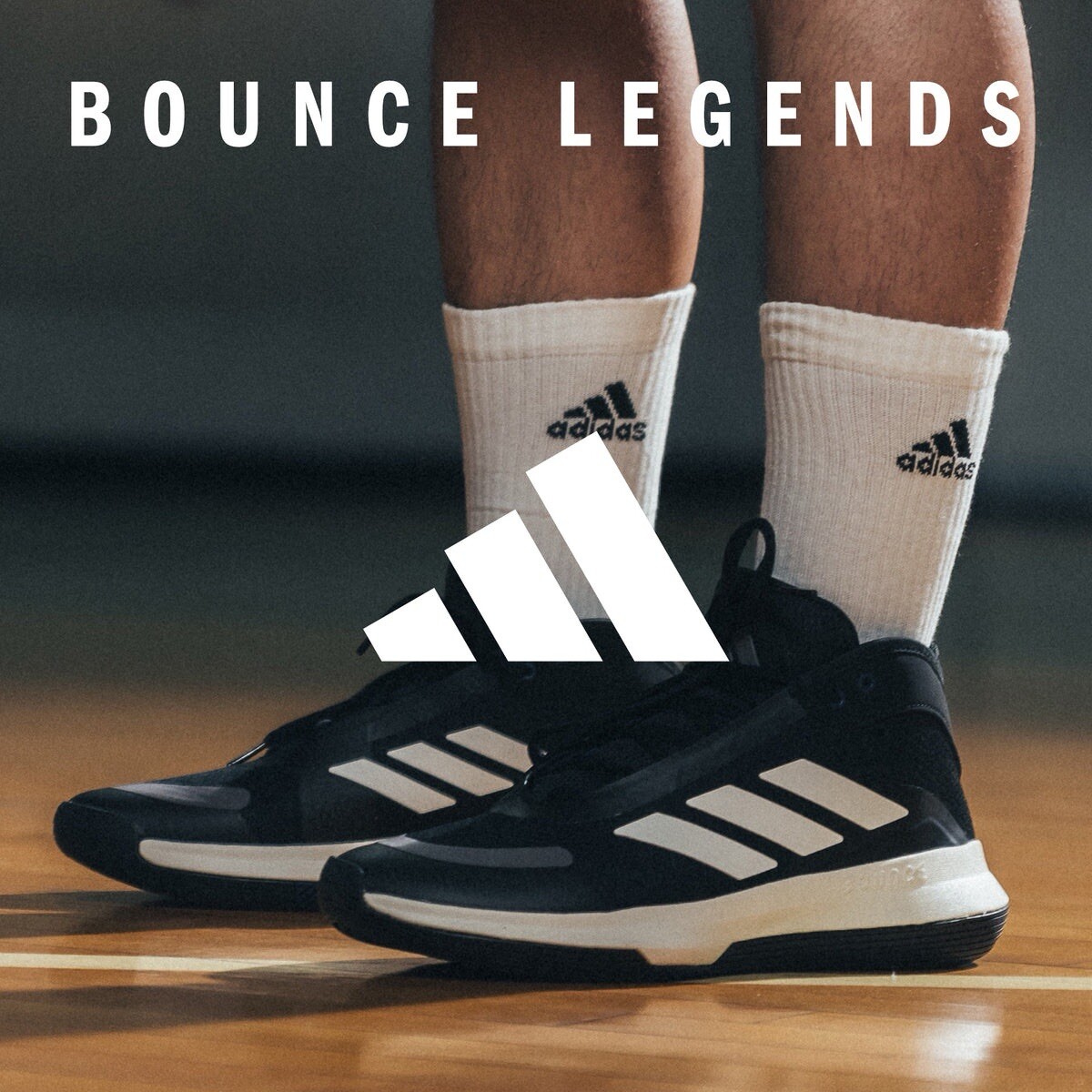 Adidas Bounce Legends Men’s Sneaker Basketball Shoe Athletic Trainers ...