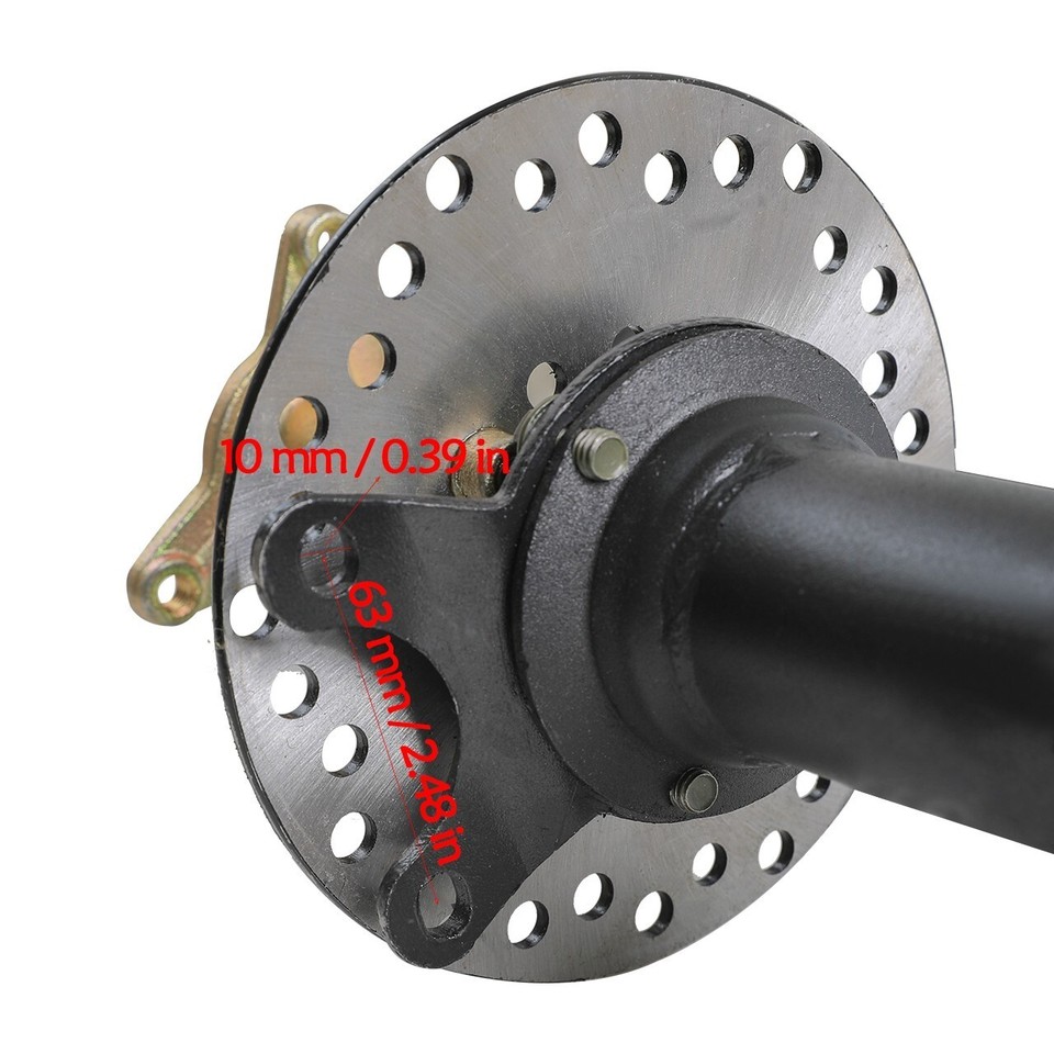 34'' Rear Axle Kits 36V 1000W Brushless Differential Motor for 4 ...