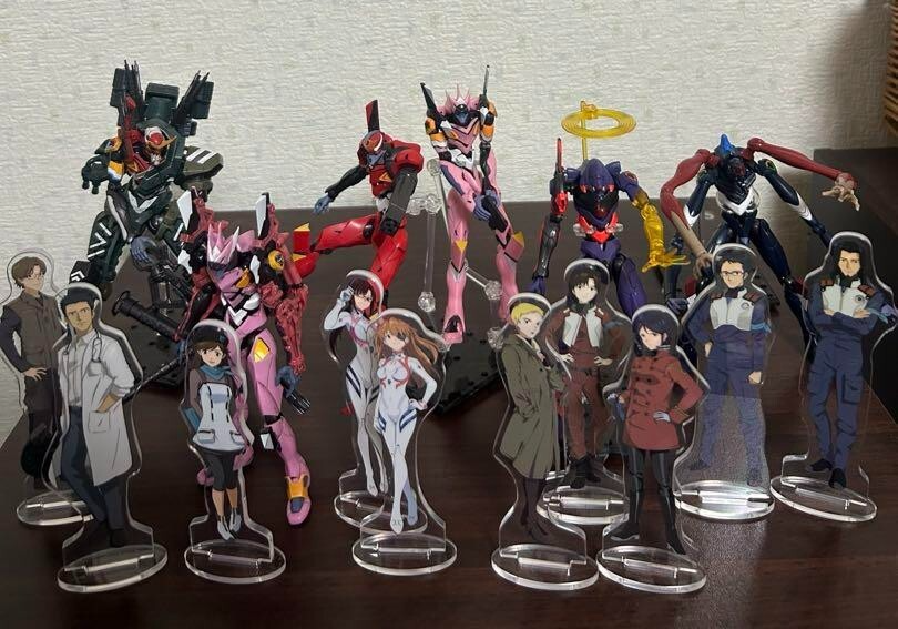 Evangelion Unit 01 02 05 Sachiel etc EVA-FRAME Acrylic Stand Model Kit ...