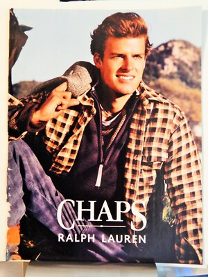 RALPH LAUREN CHAPS MEN'S FINE FASHIONS ORIGINAL VTG 2003 ADVERTISEMENT ...