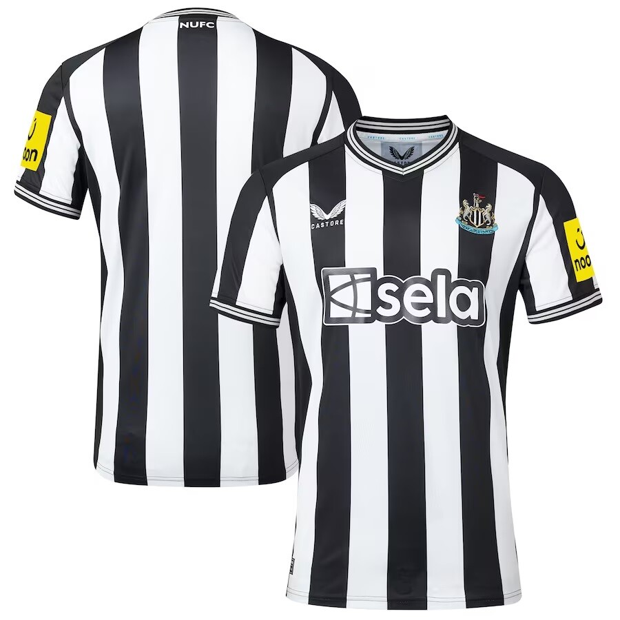 Castore Newcastle United Football Home Shirt Black White 2023/24 | Foot ...
