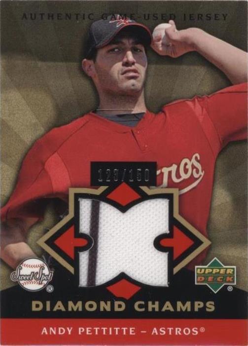 2004 Upper Deck Sweet Spot - Diamond Champs Andy Pettitte #DC-PE ...