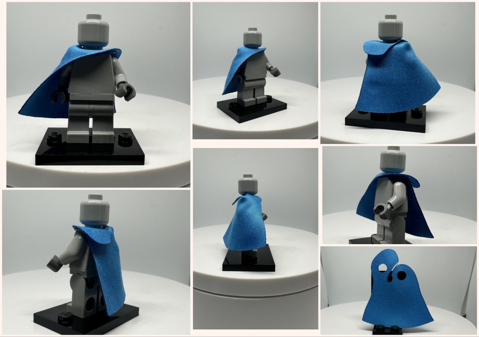 5 Cloth Asymmetrical Cape for LEGO Minifigures - Pick 5 colors ...