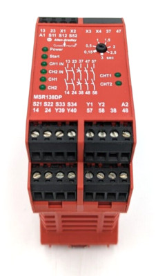 Allen Bradley GuardMaster 440R-M23143 MSR138DP Safety Relay Tested Free ...
