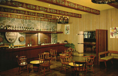 Postcard Interior View Tasting Room Of The Italian Swiss Colony Winery ...