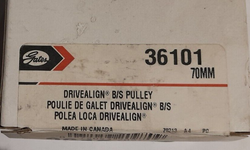 Gates Engine Idler Pulley 36101 | eBay