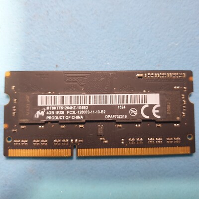 4GB MICRON DDR3 PC3 SODIMM 12800S ram memory MT8KTF51264HZ for Apple | eBay