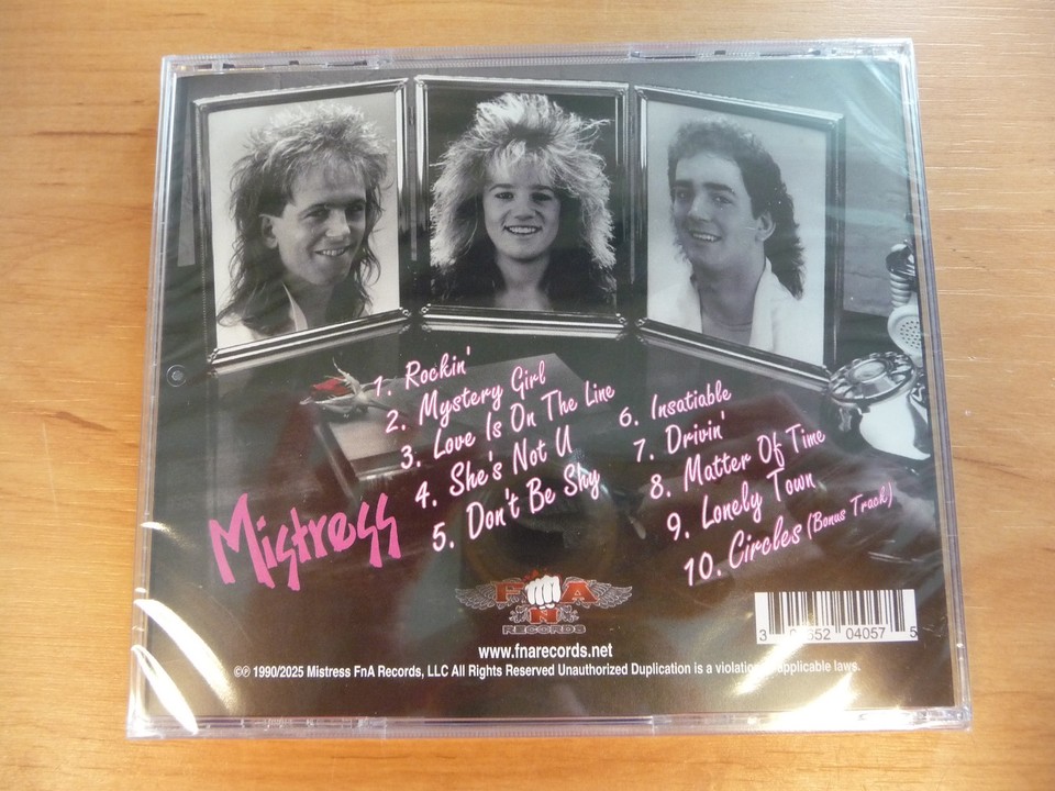 @ CD MISTRESS - S/T /FNA RECORDS 2025 / HAIR METAL SS | eBay