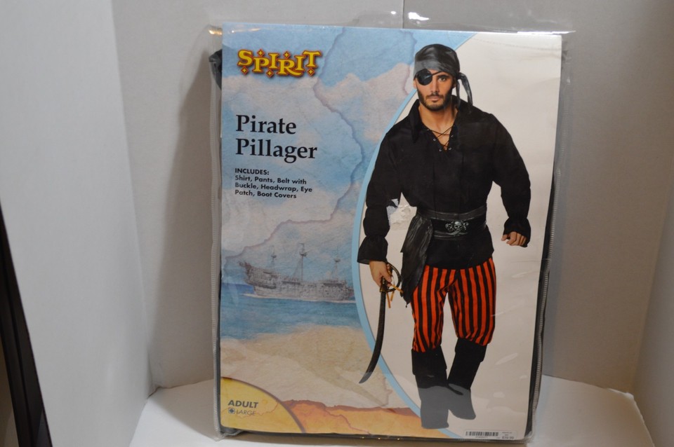 Spirit Pirate Pillager Costume Size Adult Large | eBay