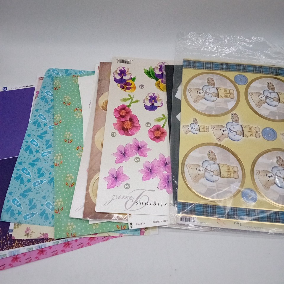 PAPER CRAFTS Bundle 4.7Kg Paper Pads Card Making Scrapbooking Patterned ...