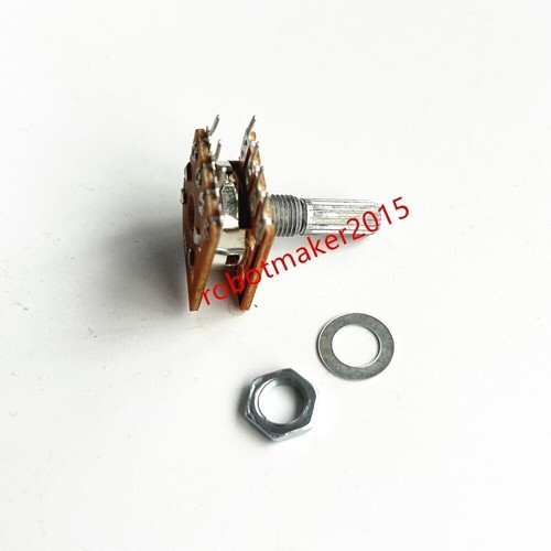 2Pcs 100K B100K 104 8 Pins Dual Stereo Potentiometer Double Rotary ...