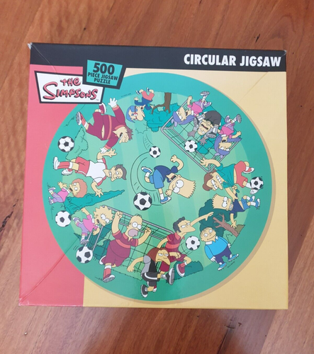 The Simpsons Circular jigsaw puzzle 500 piece | eBay Australia
