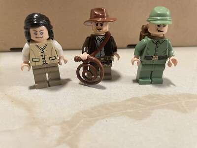 Lego Indiana Jones Marion Ravenwood Tan Outfit iaj019 green soldier ...
