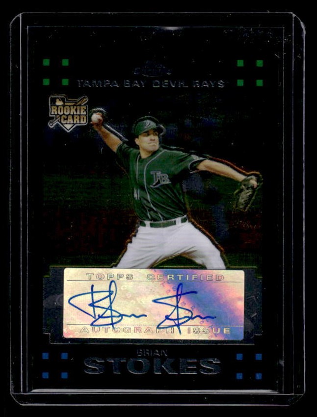 2007 Topps Chrome #341 Brian Stokes Rookie Autograph | eBay