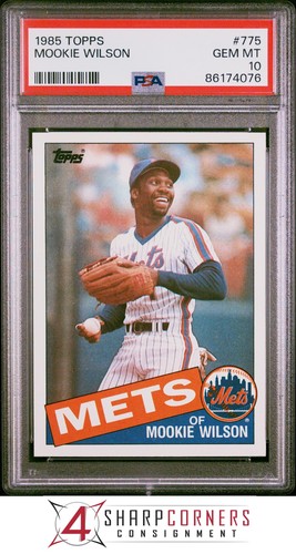 1985 TOPPS #775 MOOKIE WILSON METS PSA 10 | eBay