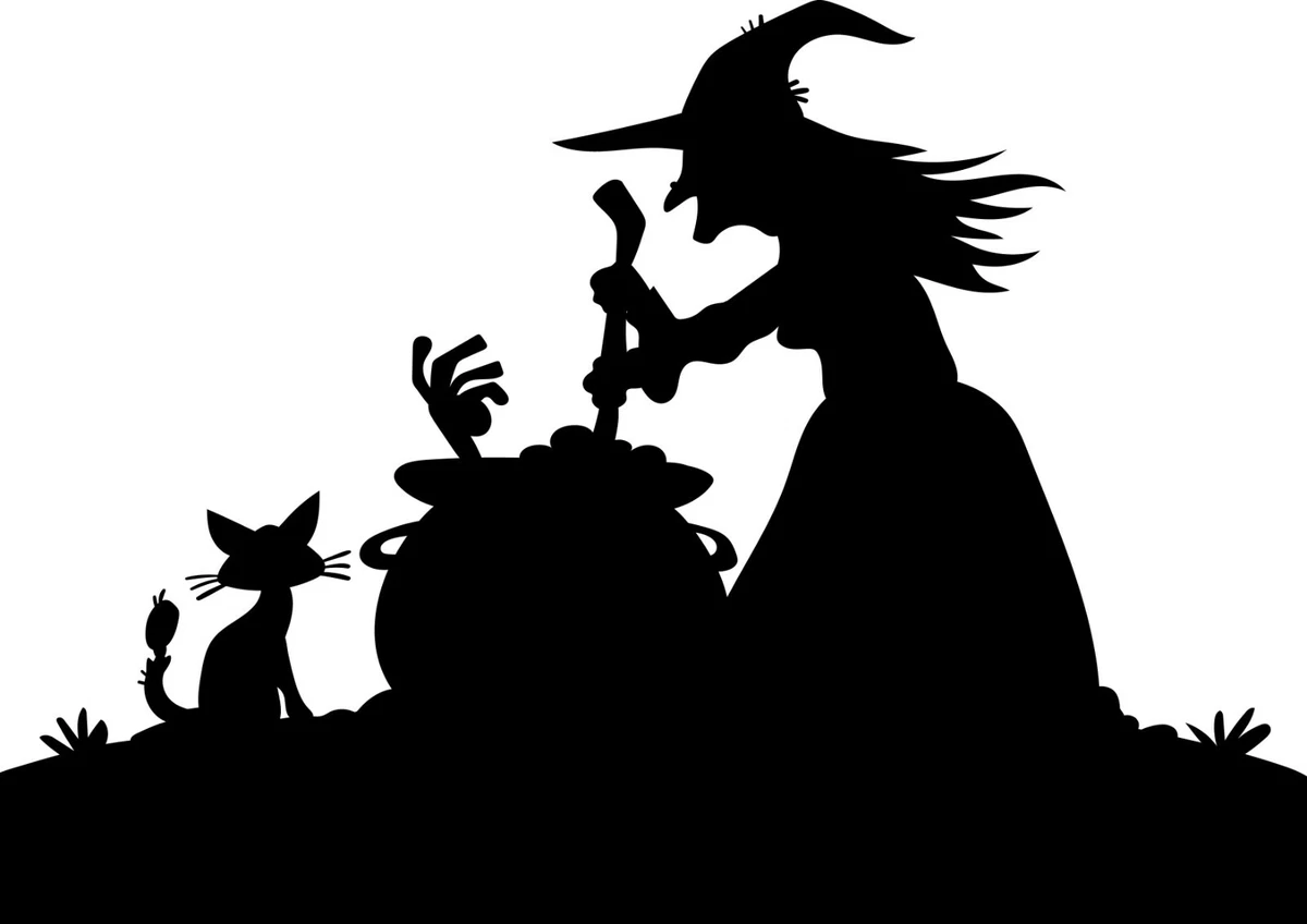 Witch Cauldron Silhouette