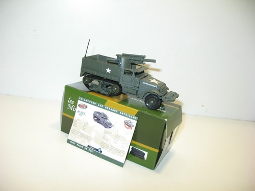 SOLIDO Half Track Cannon Howitzer T1 Military USA With Decoration And ...