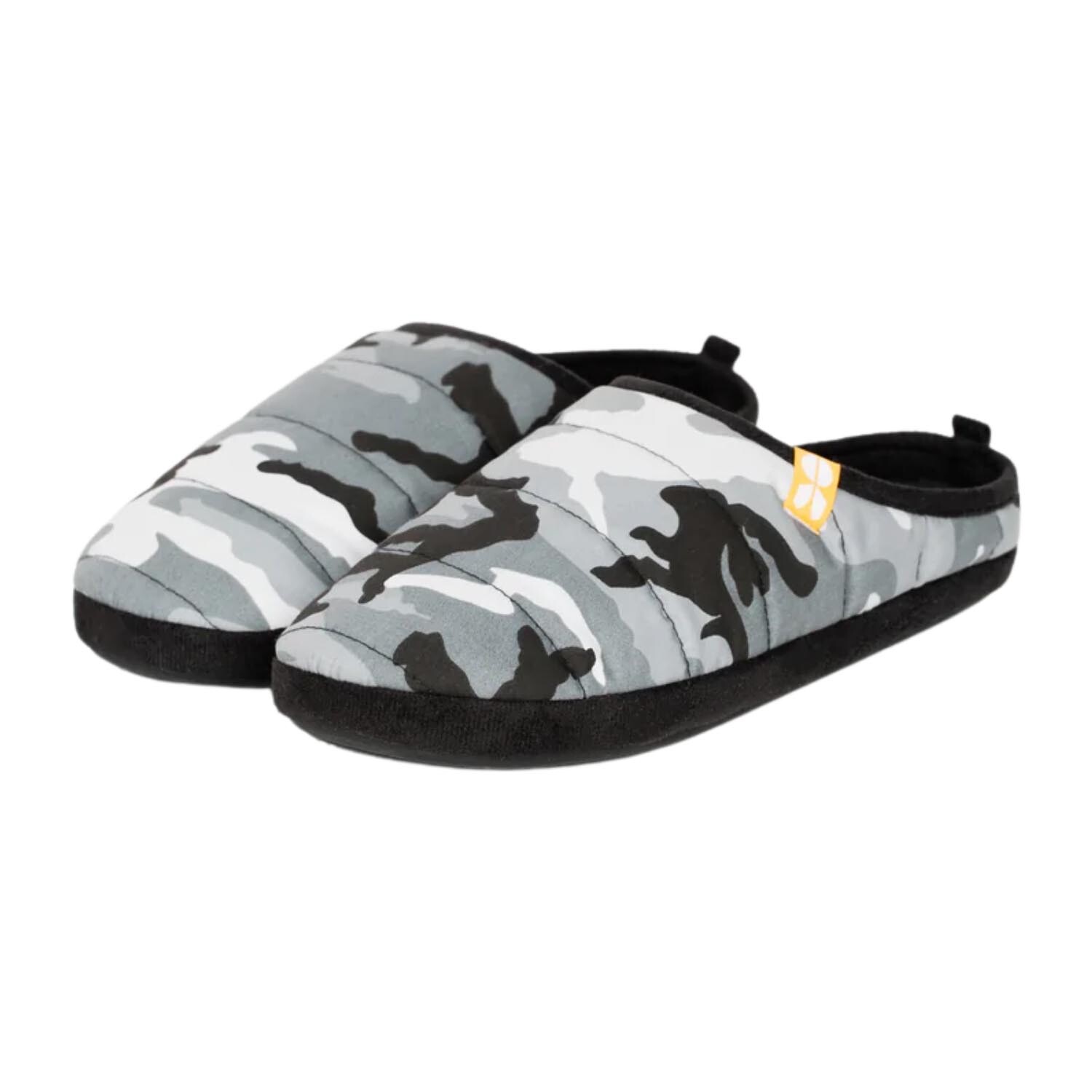 Mens Crosshatch Plain Camouflage Camo Mule Slip On Shoes Slippers Size ...