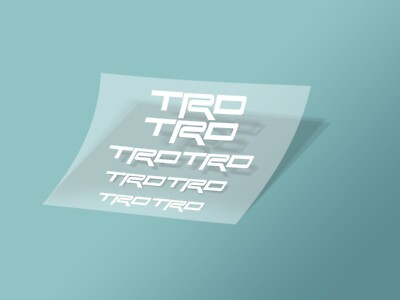 8pcs Toyota TRD Caliper Decal Stickers, Die-Cut Vinyl Decal Sticker | eBay