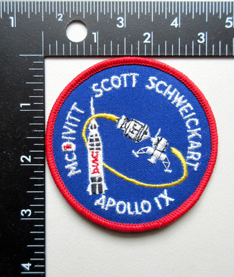 APOLLO IX NASA SPACE SHUTTLE SPACE TRAVEL COLLECTIBLE ROUND PATCH | eBay