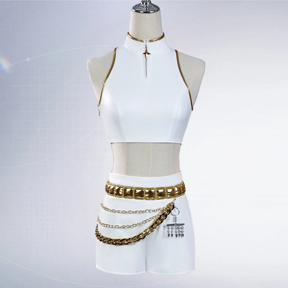 Cosplay Mira Rumi Zoey Costume Stage Idol White Outfit Custom Made | eBay