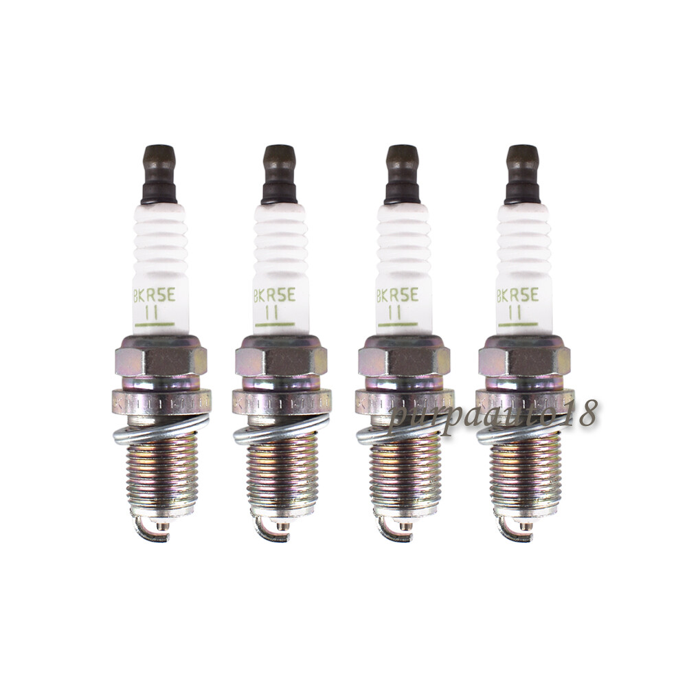 Set of 4 NGK 6953 V-Power Spark Plug BKR5E11 for Nissan Toyota Audi VW ...