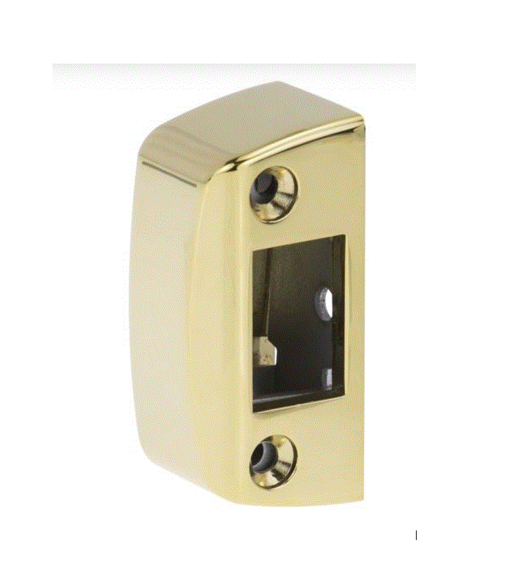 1x Lockwood 001 Deadlock METAL FRAME STRIKE TP Gold Everbrass 001 ...