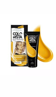 LOREAL Colorista Hair Makeup 1 Day Colour Highlights - Yellow Hair*new ...