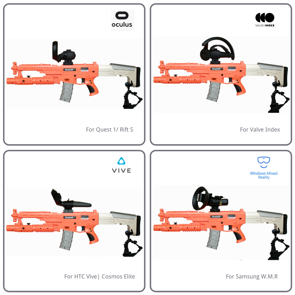 BeswinVR Haptic VR Gun Controller for Valve Index, for HTC Vive | eBay