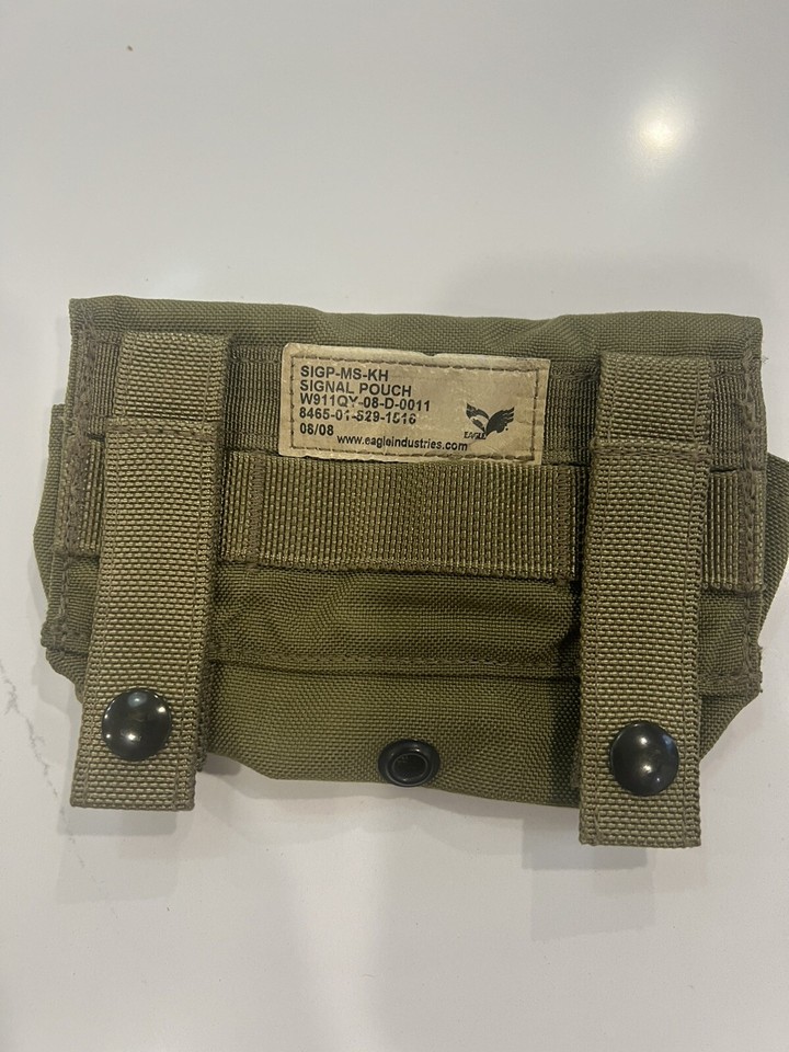 Eagle Industries SFLCS Signal Pouch Khaki SIGP-MS-KH MOLLE NSN 2008 | eBay