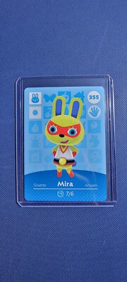 Mira #355 Animal Crossing Amiibo Card Series 4 NEVER SCANNED AUTHENTIC ...