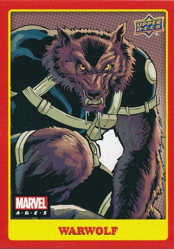 #34 WARWOLF 2020 2021 Upper Deck Marvel Ages SHIELD HOWLING COMMANDOS ...