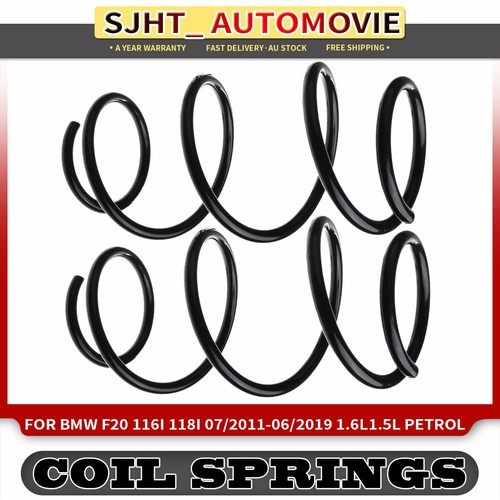 2x Suspension Manual Front Coil Springs for BMW F20 116i 118i 11-19 1.6 ...
