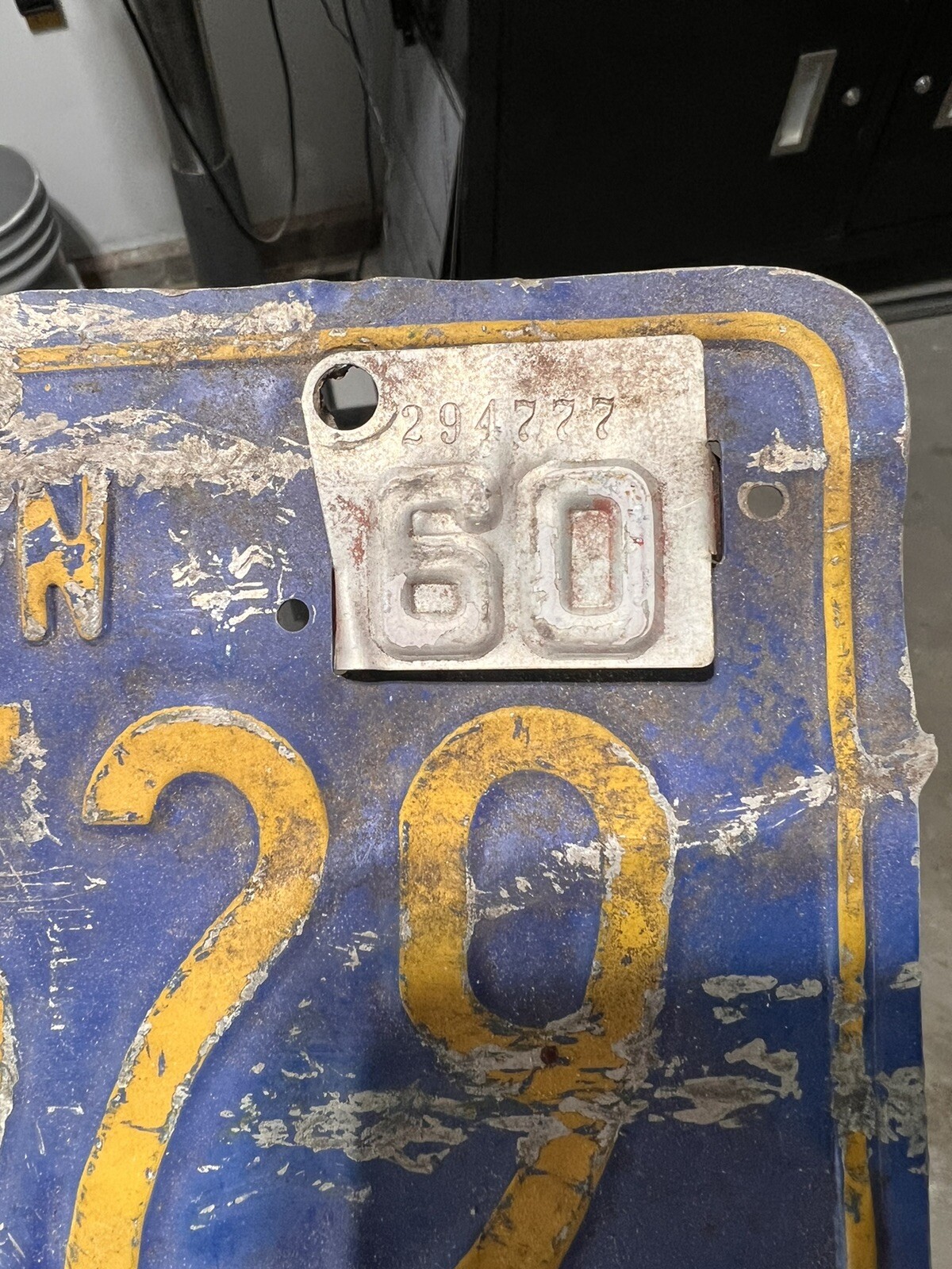 Vintage 1960 Oregon License Plate Tab Tag for 1956 Plate | eBay