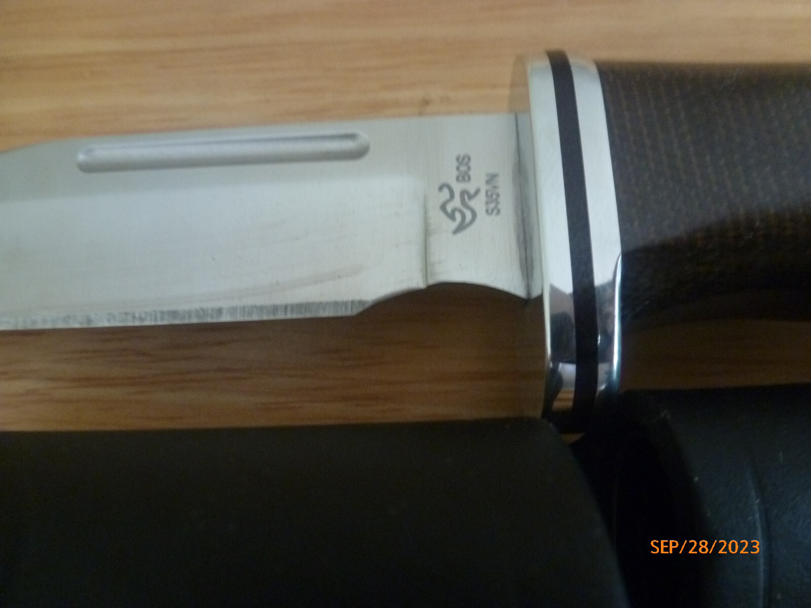 Buck 117 GRS Pro Brahma Green Micarta Fixed Blade Knife USA W/Leather ...