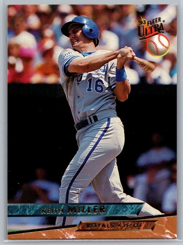 1993 Fleer Ultra - #565 Keith Miller Kansas City Royals MLB Baseball ...