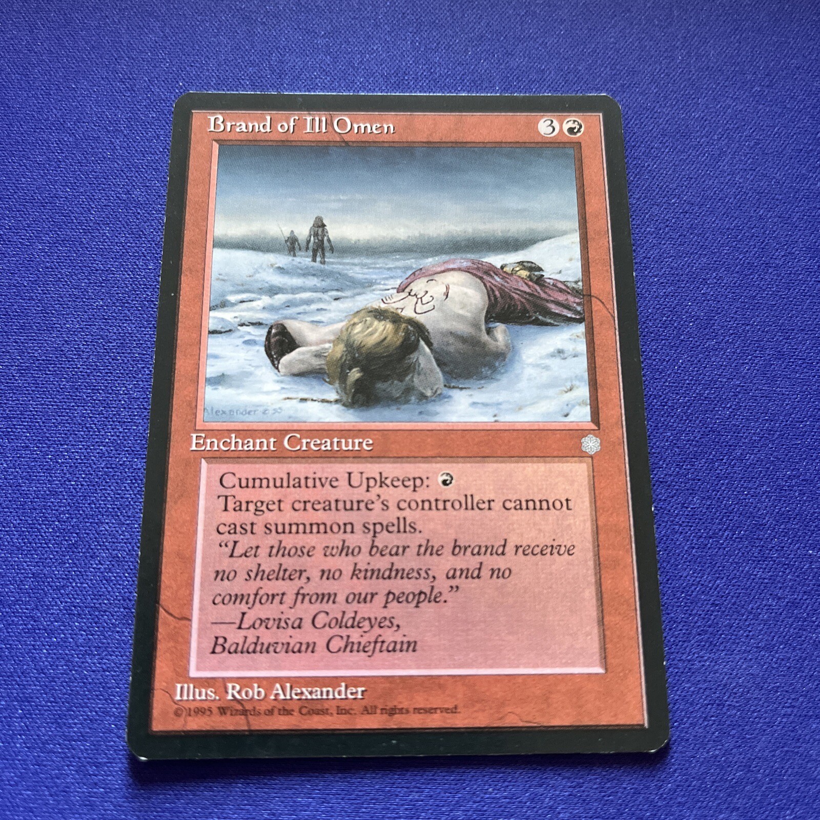 MTG Brand of Ill Omen Ice Age Regular Rare | eBay