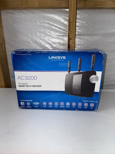 Linksys AC3200 EA9200 Tri-Band Smart Wi-Fi Wireless Router Gigabit NEW ...