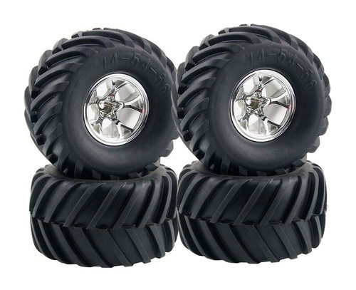 1/10 Rc Off-road Monster Truck Wheels & Tires Set for Traxxas Stampede ...