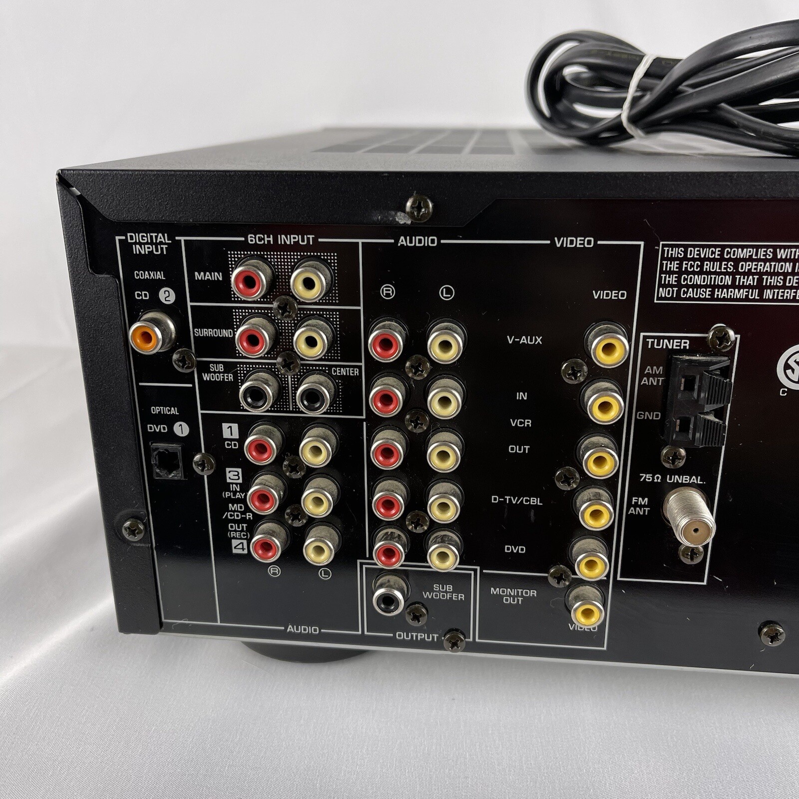 Yamaha Stereo Receiver HTR-5540 Natural Sound 5.1 Channel AV 160W No ...