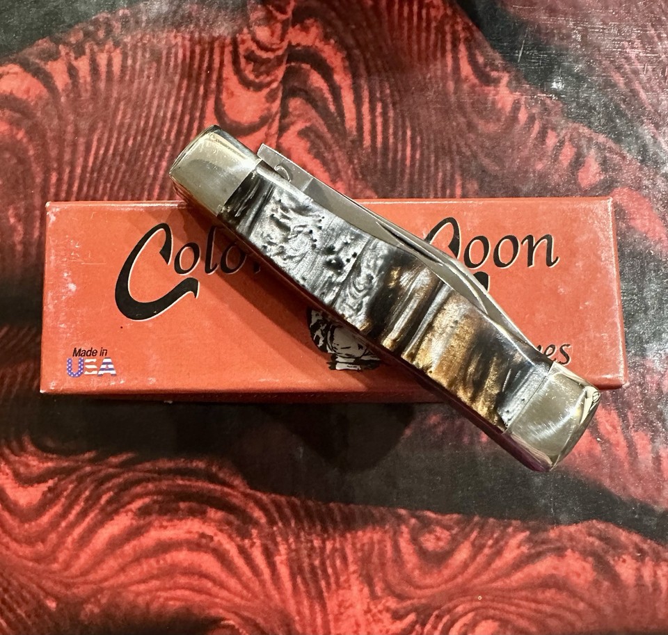 🇺🇸Rare Colonel Coon Gunstock Jack Made By Queen Pocket Knife 1 Of 250🇺🇸 ...