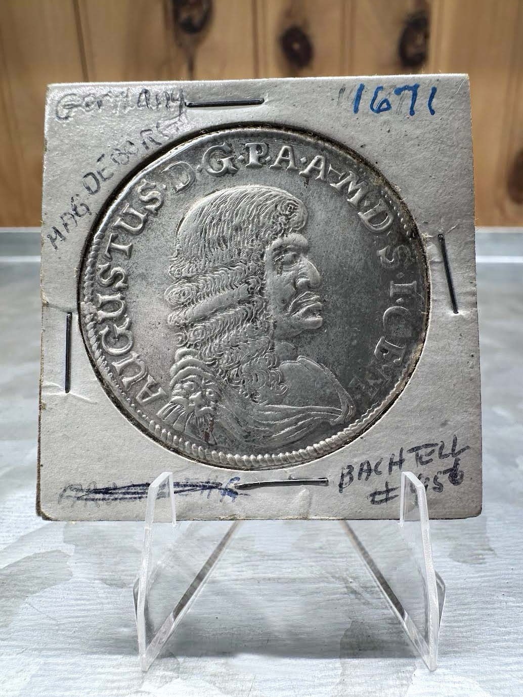 German States 1671 2/3 Thaler Silver Coin | eBay